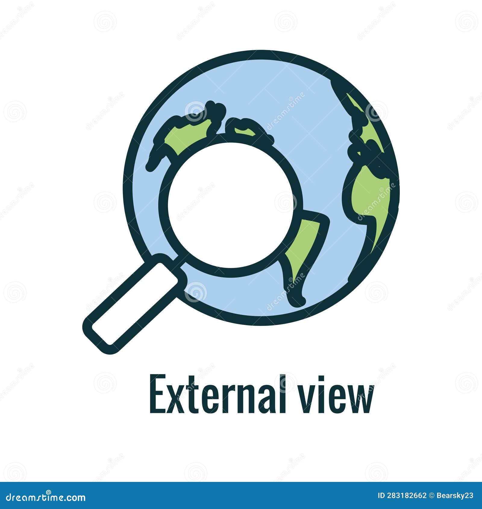 Company Analysis Factor Icon Depicting Pestel Method Stock Vector ...