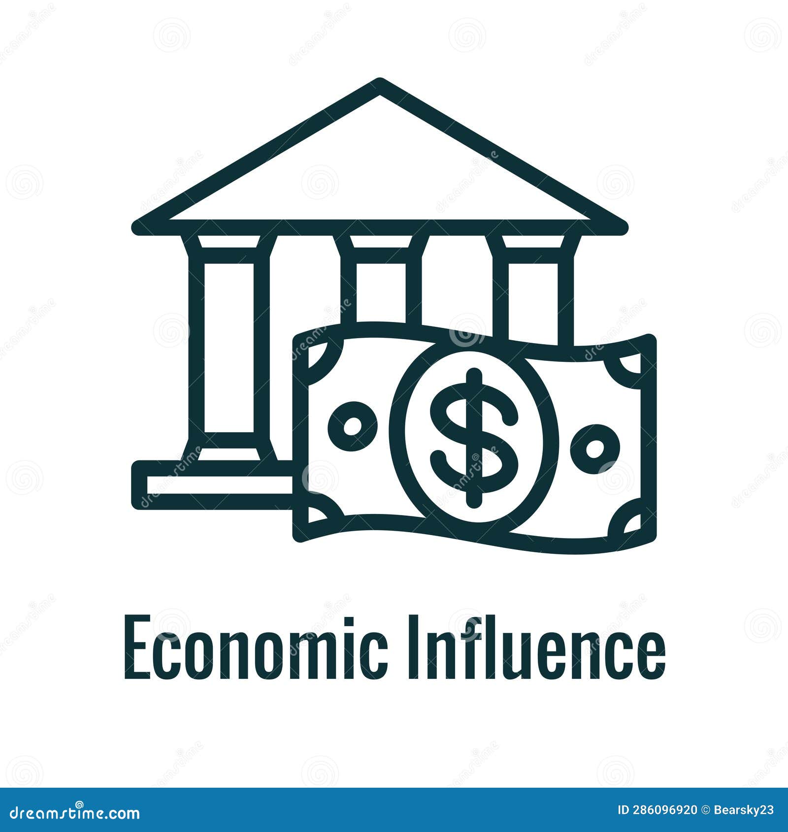 Company Analysis Factor Icon Depicting Pestel Method Stock Vector ...