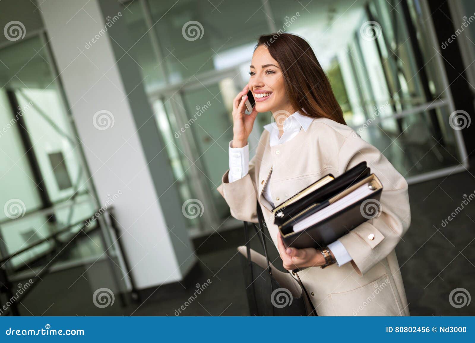 Company CEO Busy Talking on Phone Stock Photo - Image of financial ...