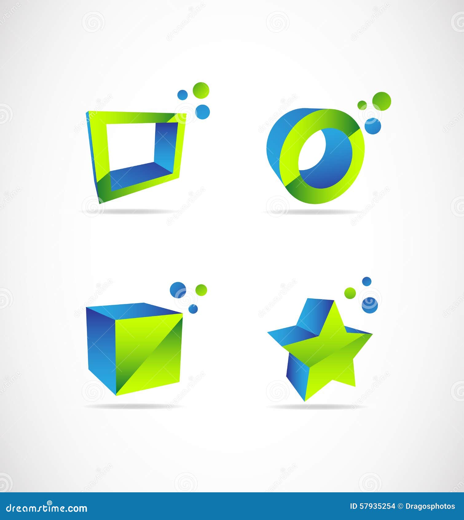 Company 3d logo stock vector. Illustration of advertising - 57935254