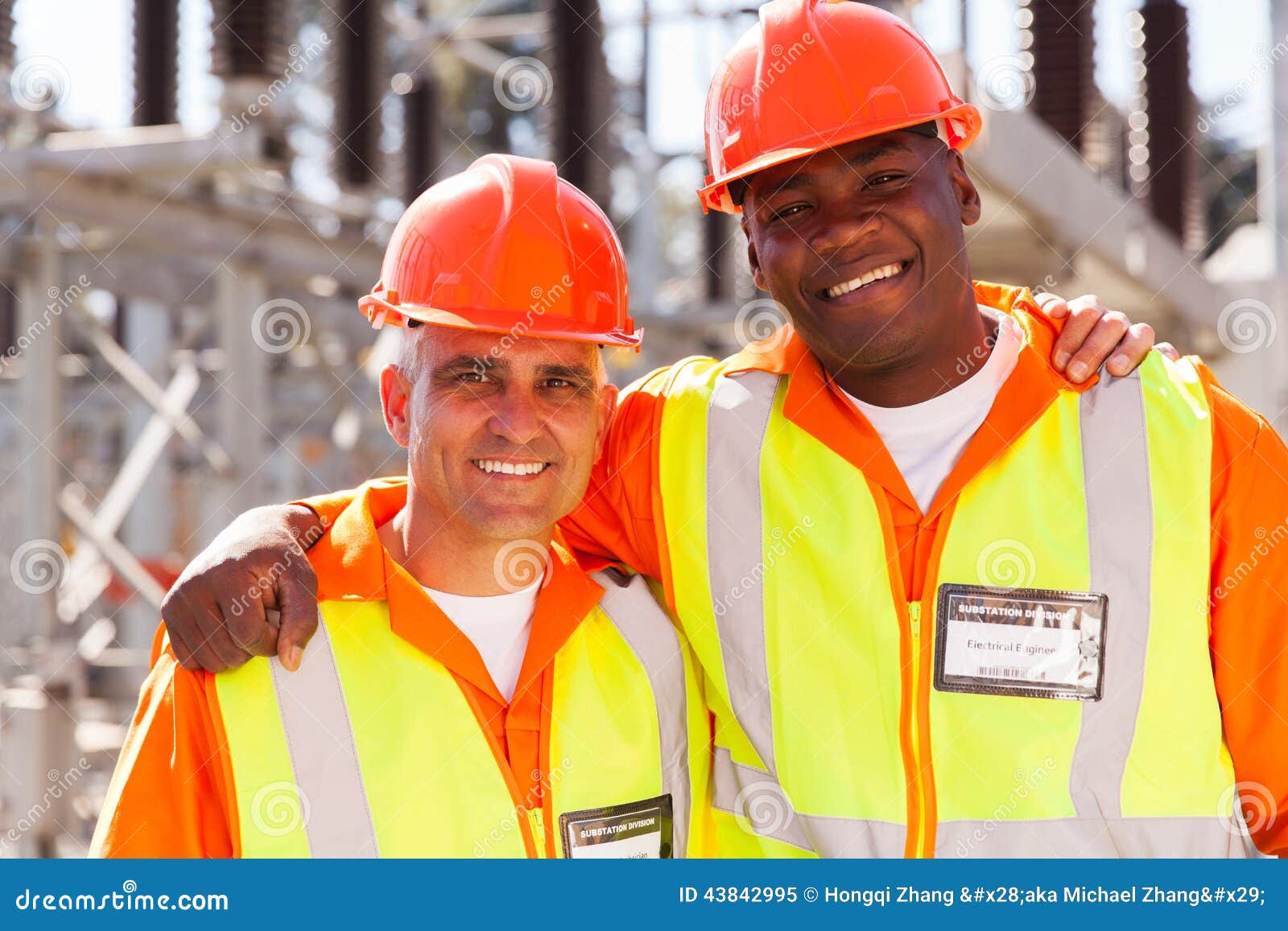 Company Electrical Co-workers Stock Image - Image of electric ...