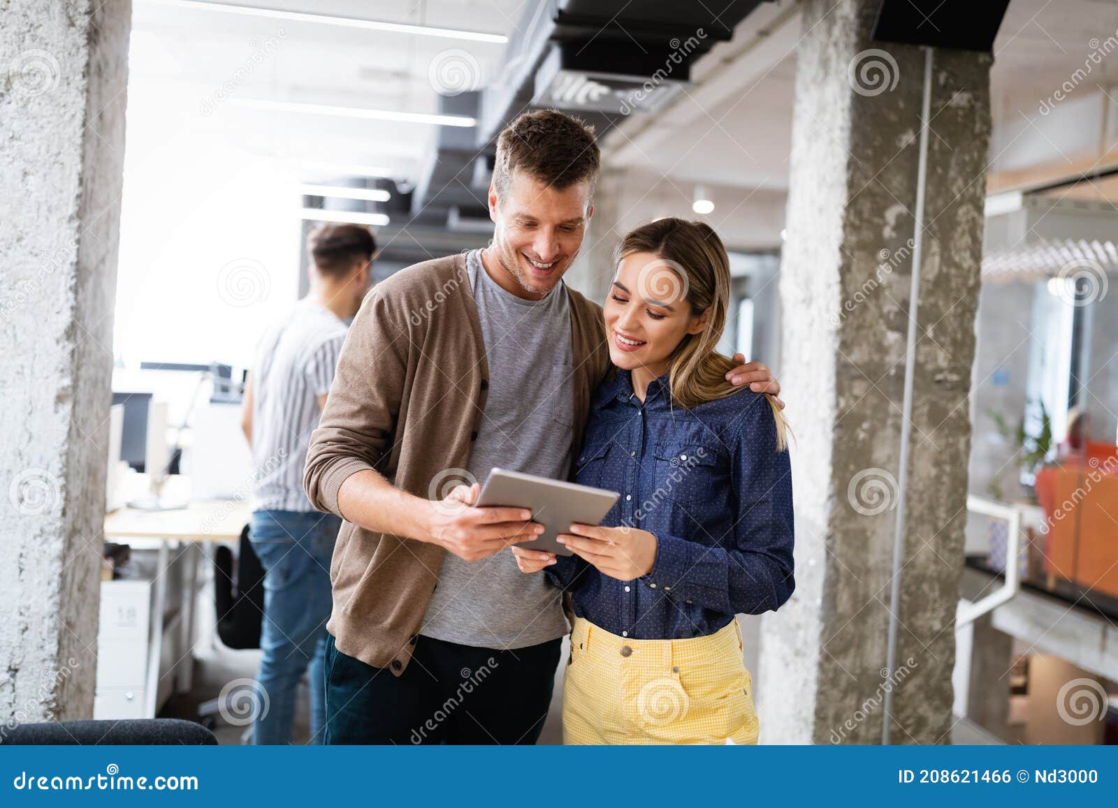 Company Employees Working in Software Development and Designer Office ...