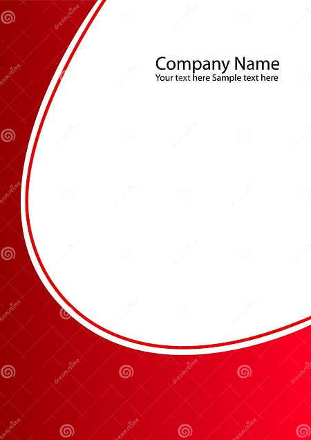 Company front page folder stock illustration. Illustration of beautiful ...