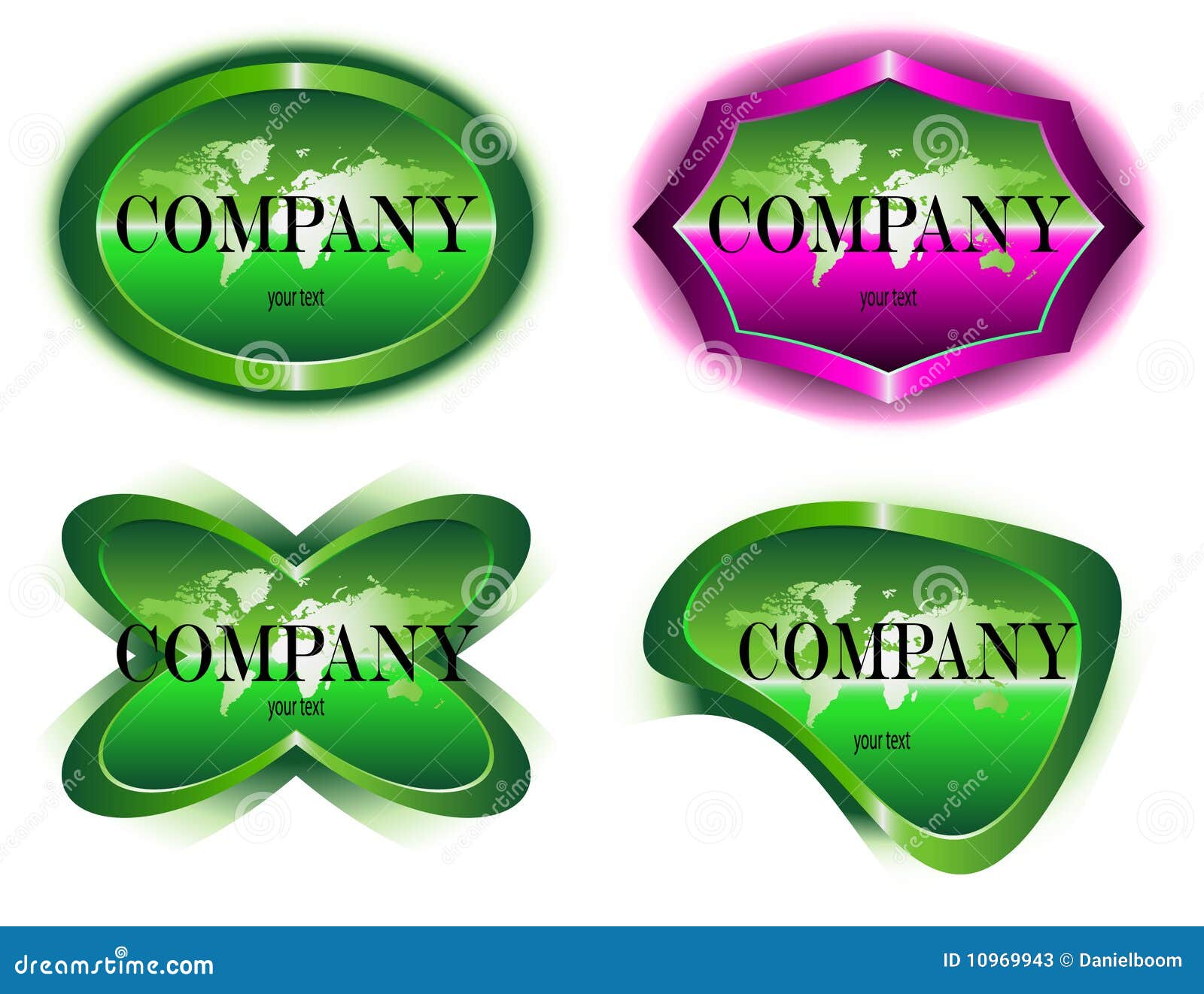 Company label design stock vector. Illustration of design - 10969943