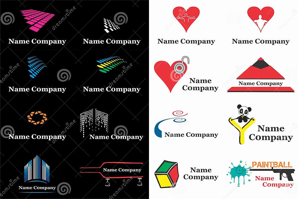 COMPANY LOGO DESIGN stock vector. Illustration of emblem - 36215724