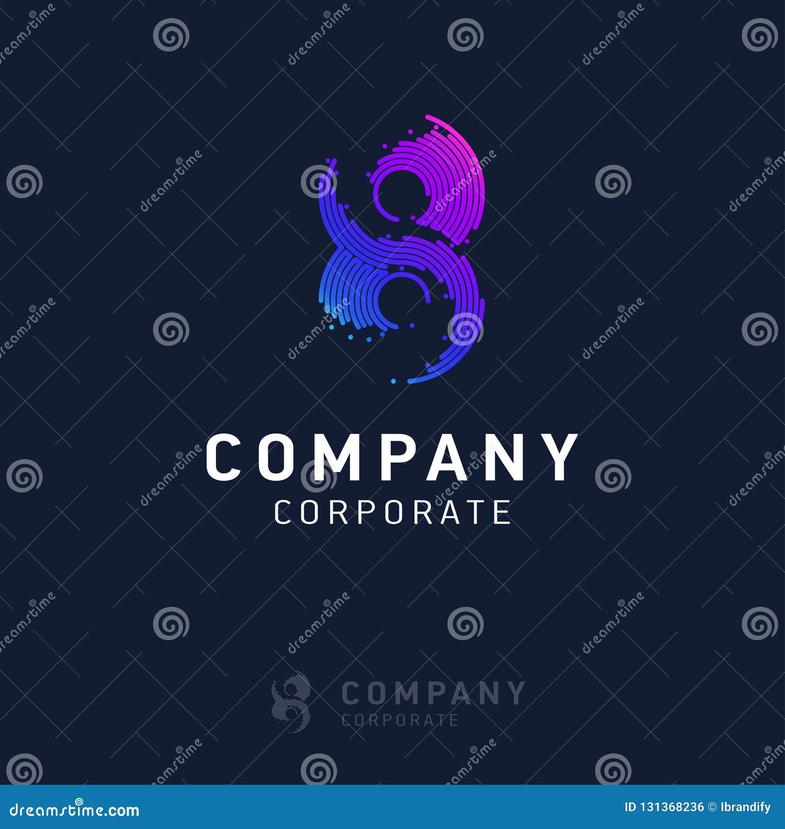 8 Company Logo Design Vector Stock Vector - Illustration of concept ...