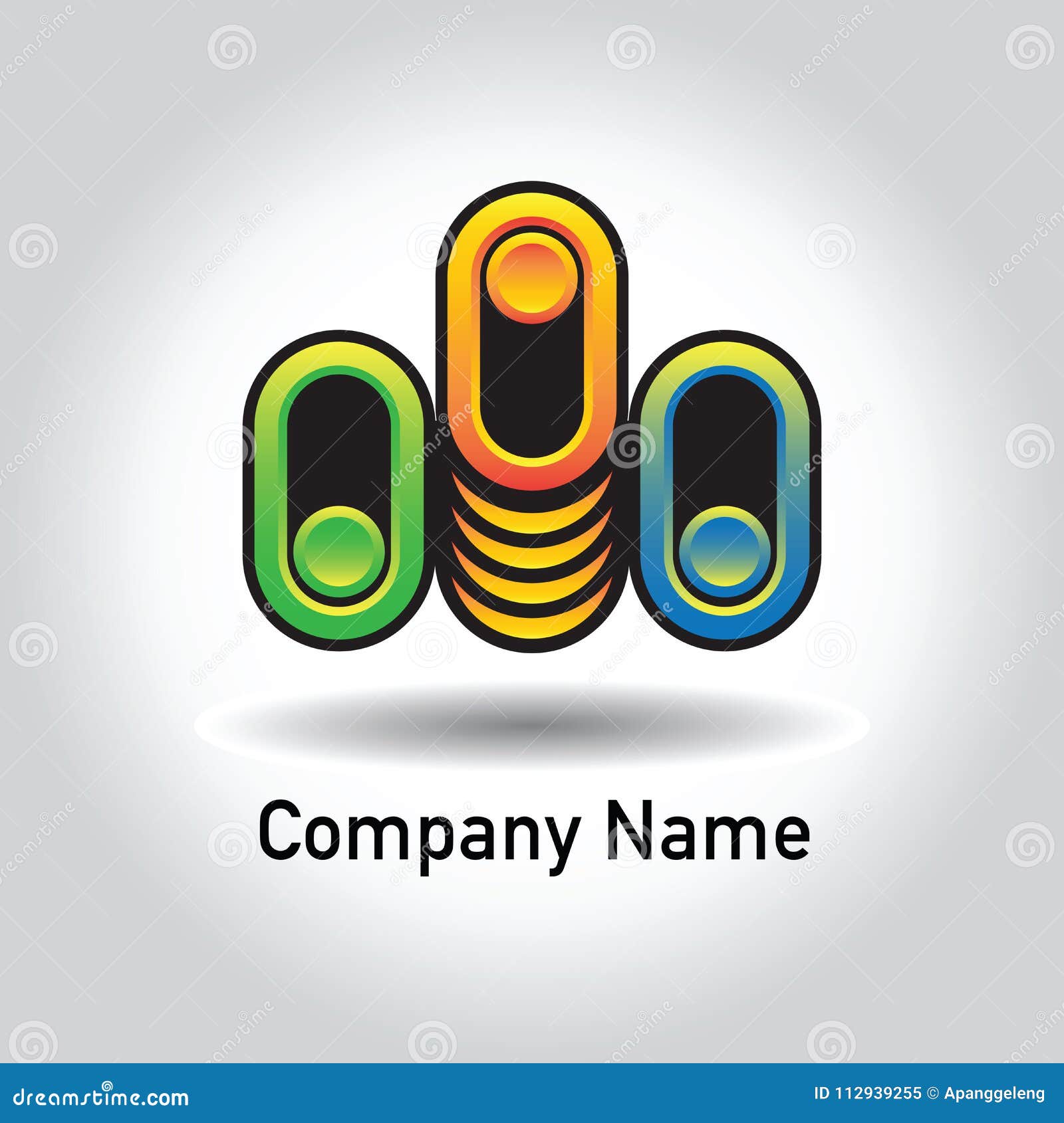 Company Logo Design Winner Podium Stock Vector - Illustration of logo ...