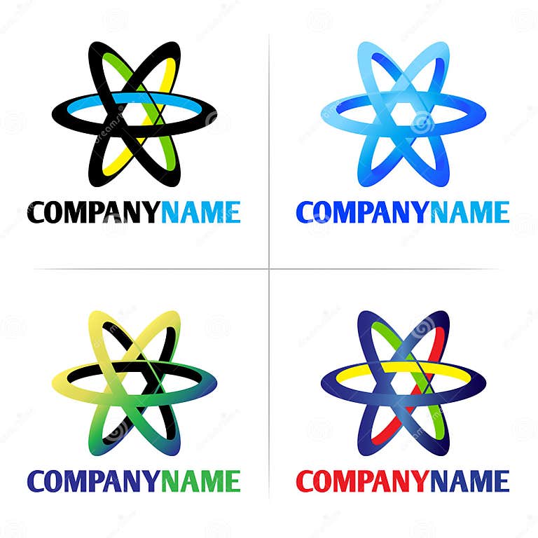 Company Logo and Icon Element Stock Vector - Illustration of background ...