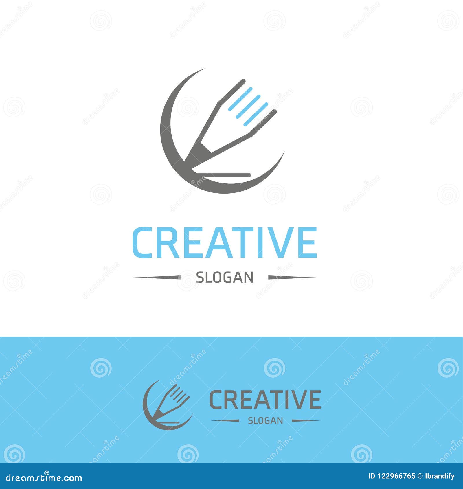 Company Logo and Typography with Elegent Design Vector Stock Vector ...