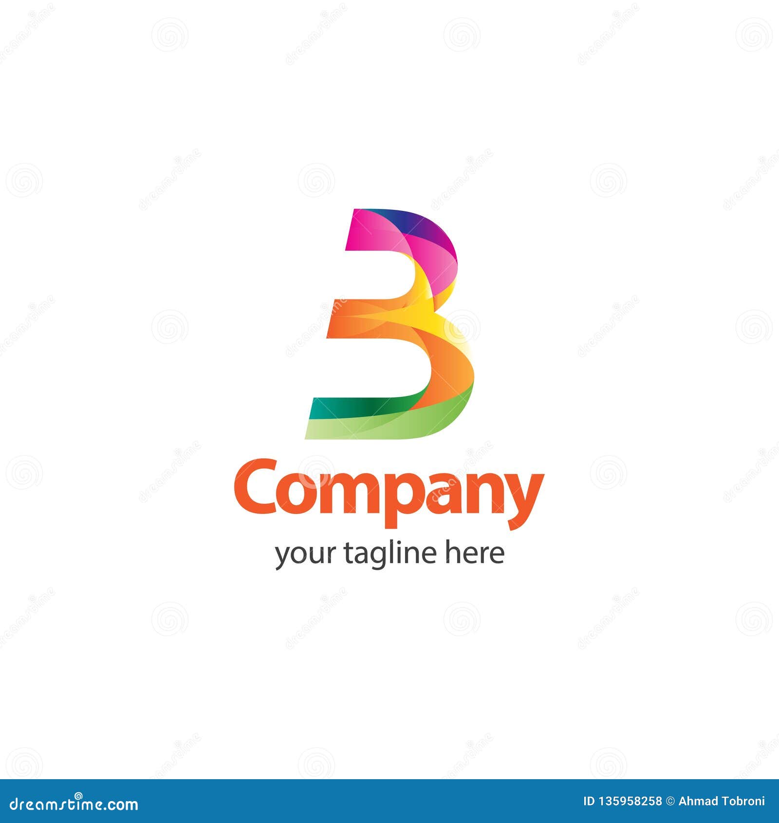 3 Company Logo Vector Design Illustration Stock Vector - Illustration ...