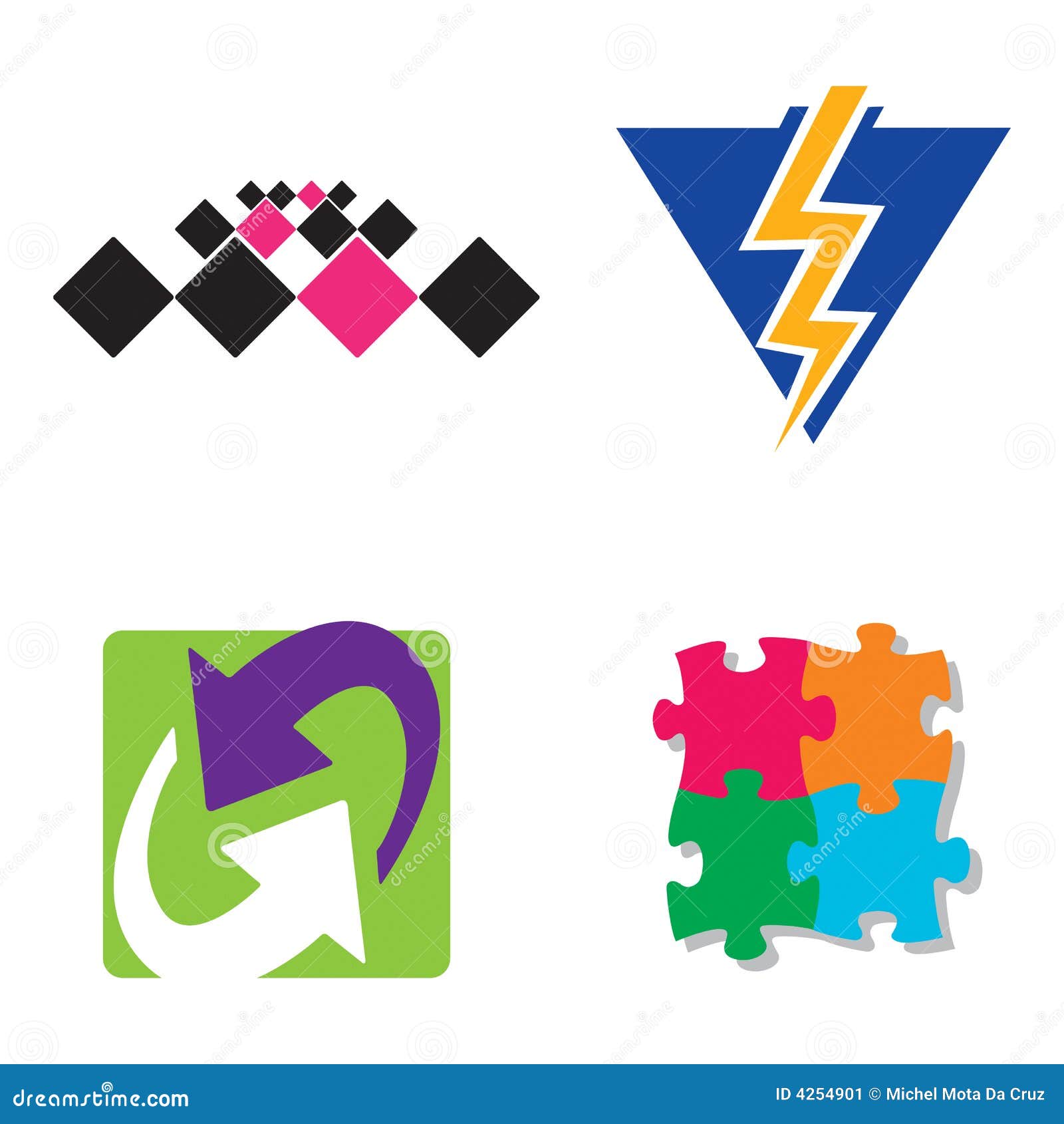 Logos For Achieve Goals, Business Targets, Arrows And Darts, Business ...