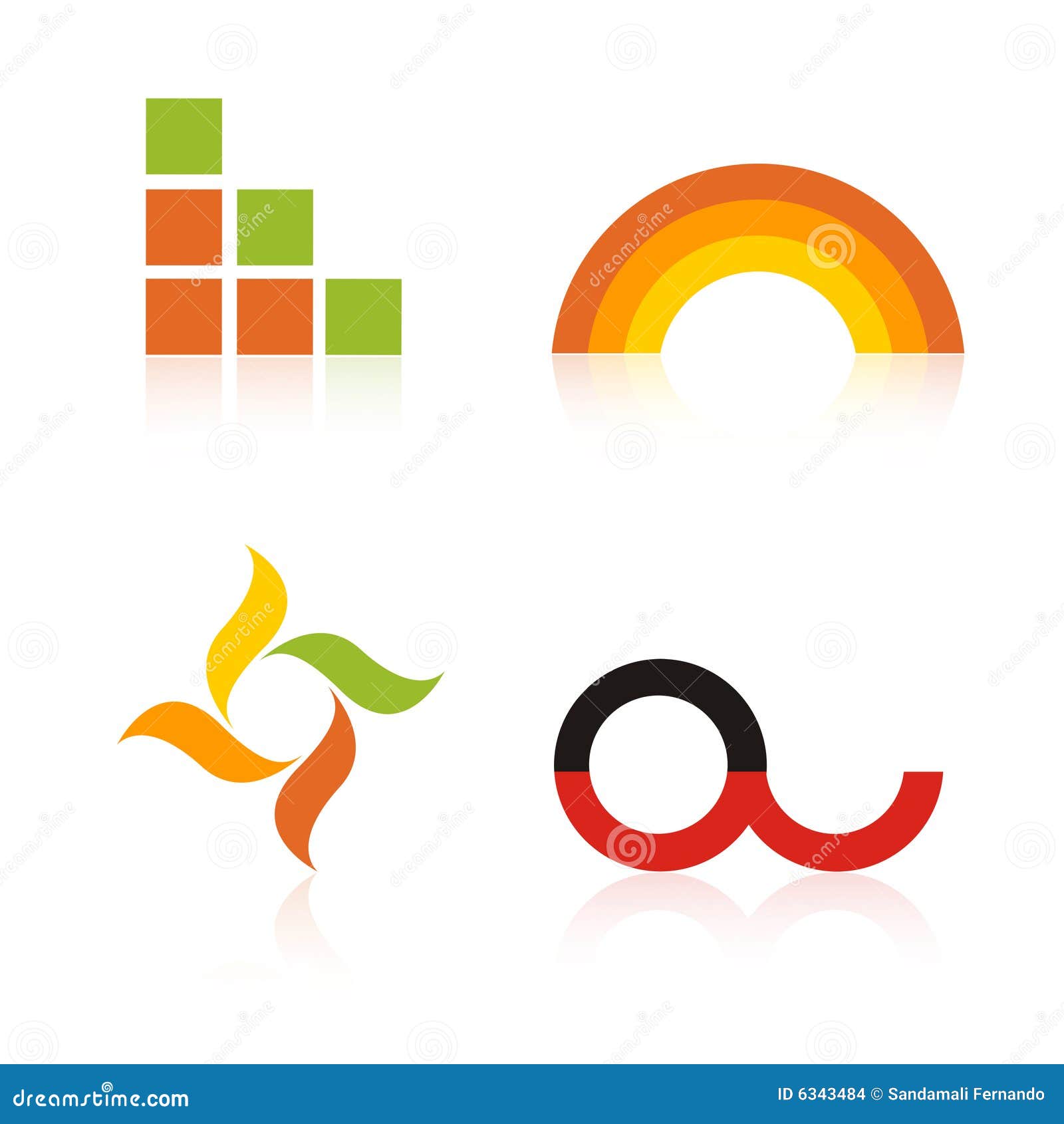 Company Logos / Logo Elements Stock Vector - Illustration of companies ...