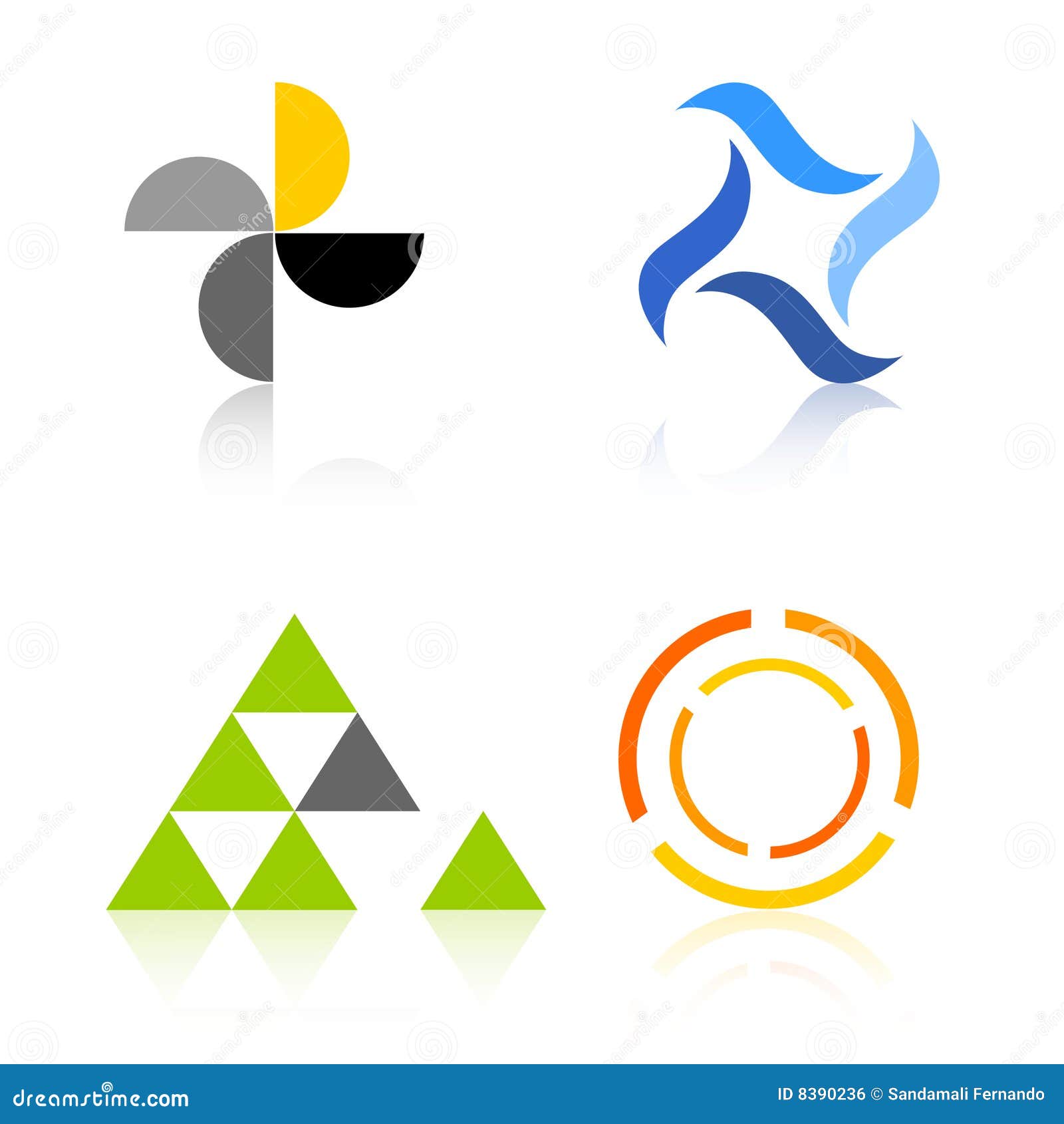 Company Logos / Logo Elements Stock Vector - Illustration of elements ...