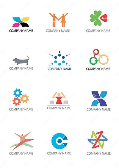 Company_logos_symbols stock vector. Illustration of elements - 5568073