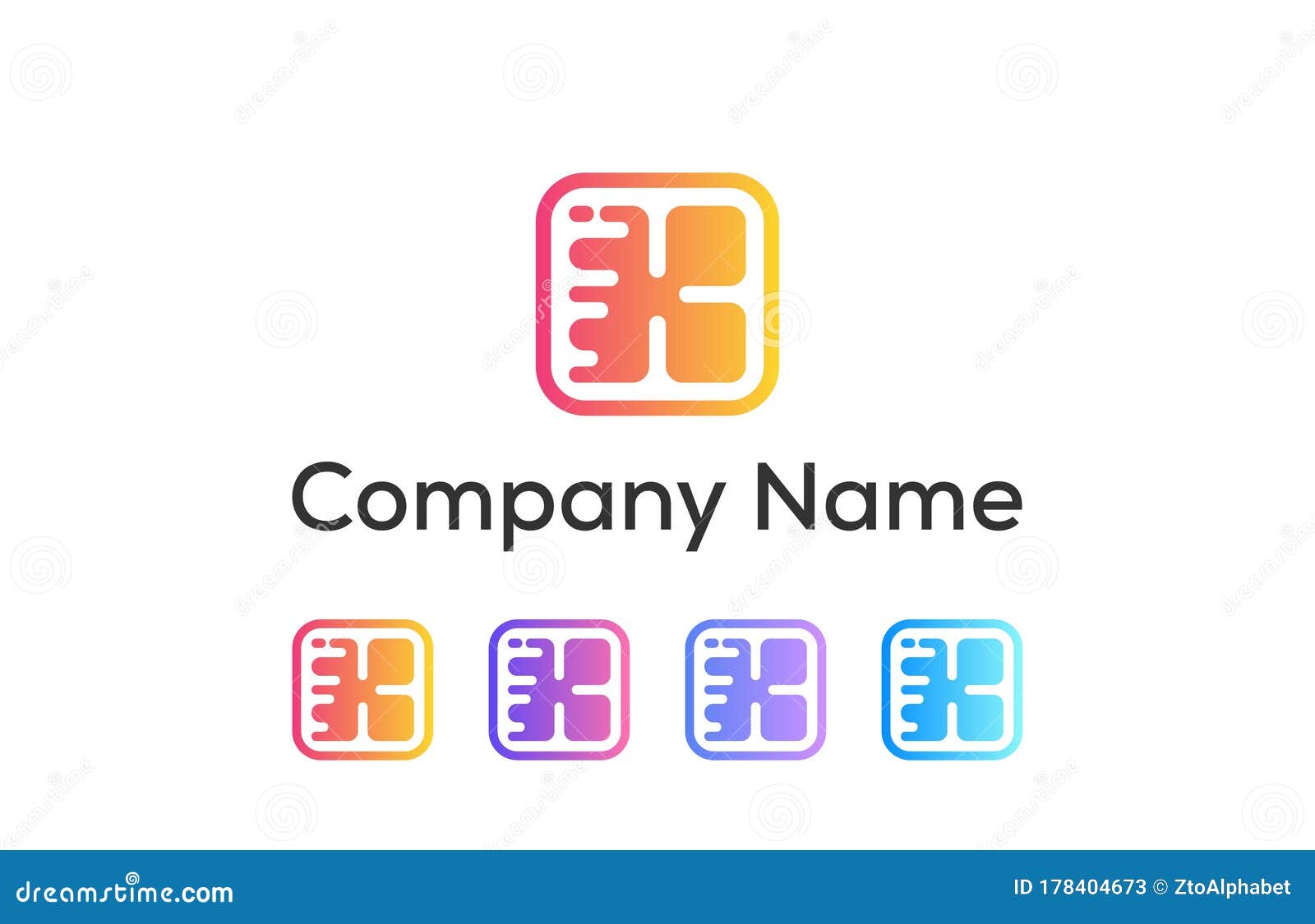 Company Name Letters K Logo Design Stock Vector - Illustration of ...