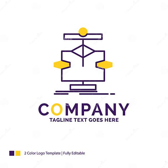 Company Name Logo Design for Algorithm, Chart, Data, Diagram, Fl Stock ...
