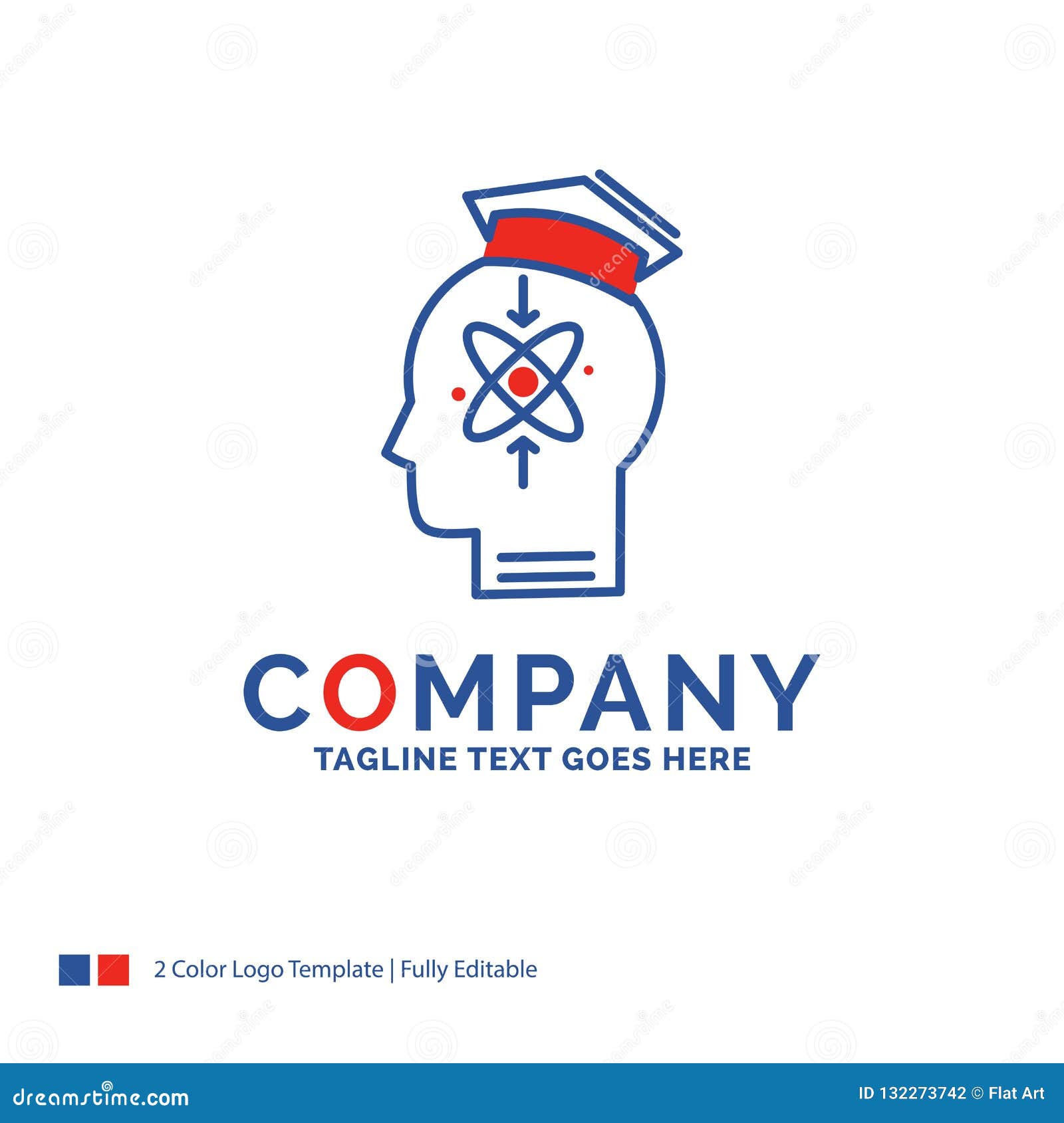 Company Name Logo Design for Capability, Head, Human, Knowledge Stock ...