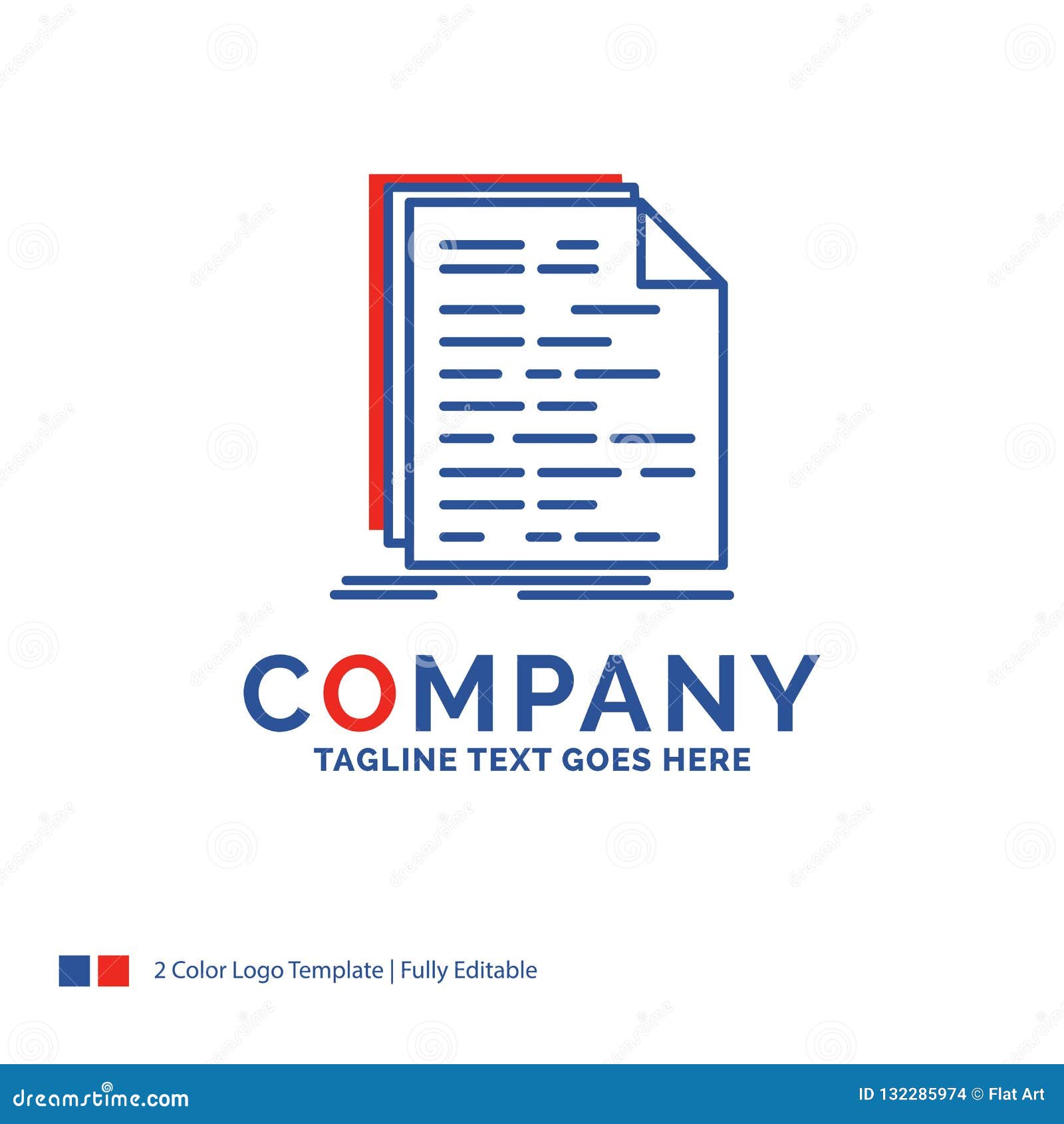 Company Name Logo Design For Code Coding Doc Programming Scr Stock Vector Illustration Of