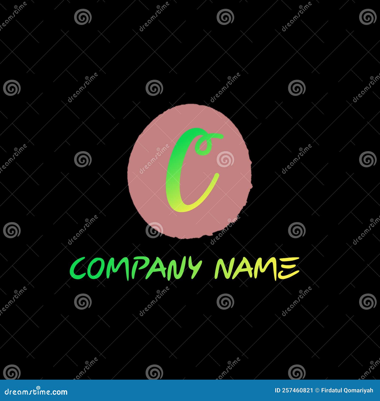 Company name logo vector stock vector. Illustration of presentation ...