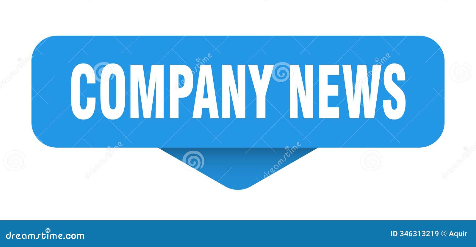 Company News Sticker. Company News Sign on Transparent Background Stock ...