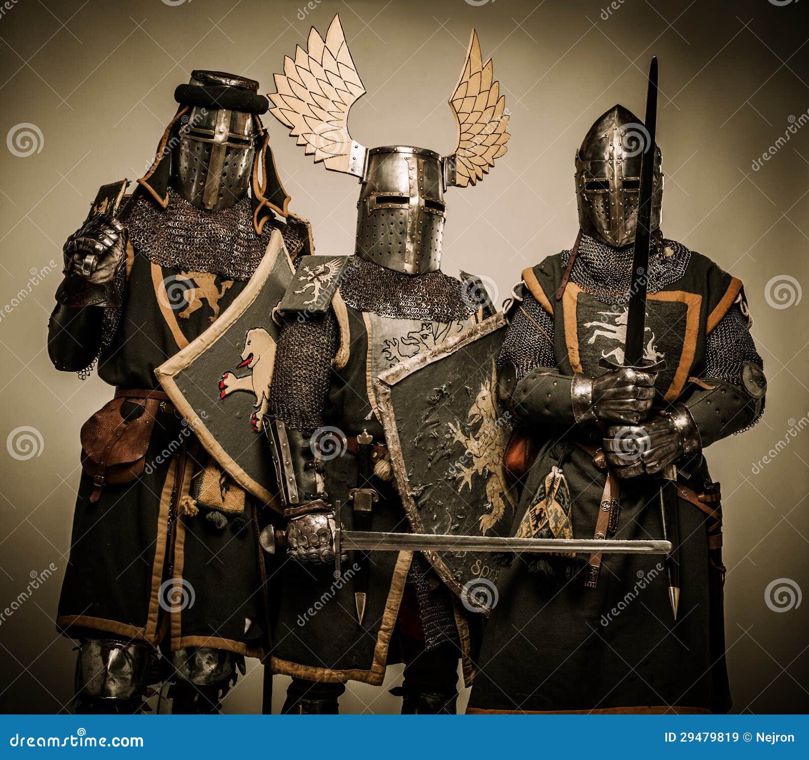 Company o knights stock image. Image of heavy, armour - 29479819