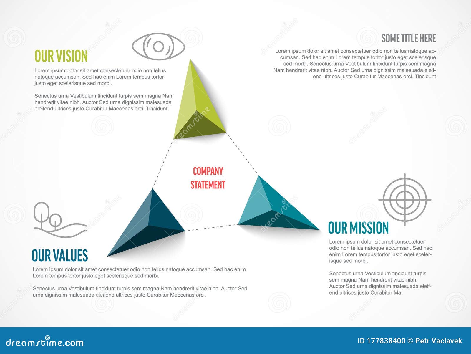 Company Profile Statement - Mission, Vision, Values Stock Vector ... Company Profile Statement - Mission, Vision, Values Stock Vector ...