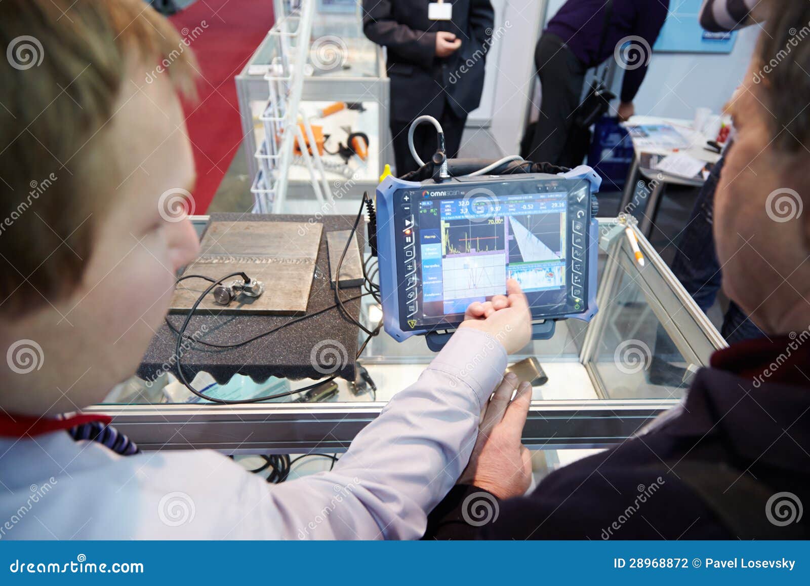 Company Representative Explains Operation of Portable Modular ...