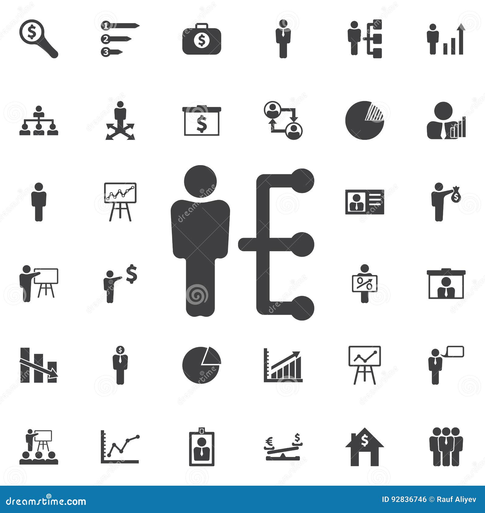 Man structure icon. stock vector. Illustration of icon - 92836746