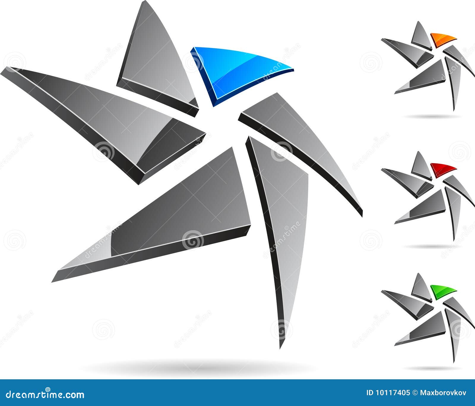 Company symbol. stock vector. Illustration of brand, perspective - 10117405