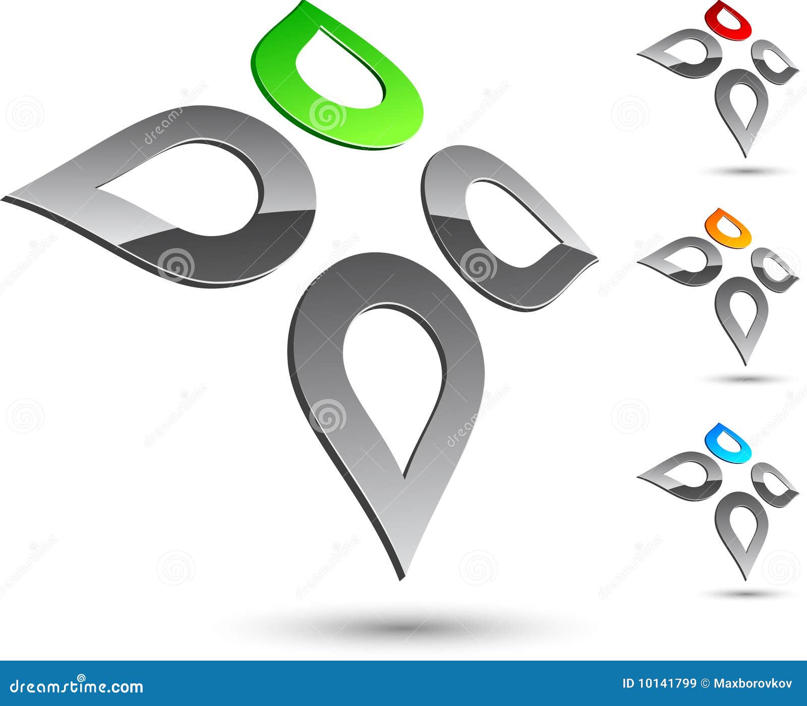 Company symbol. stock vector. Illustration of figures - 10141799