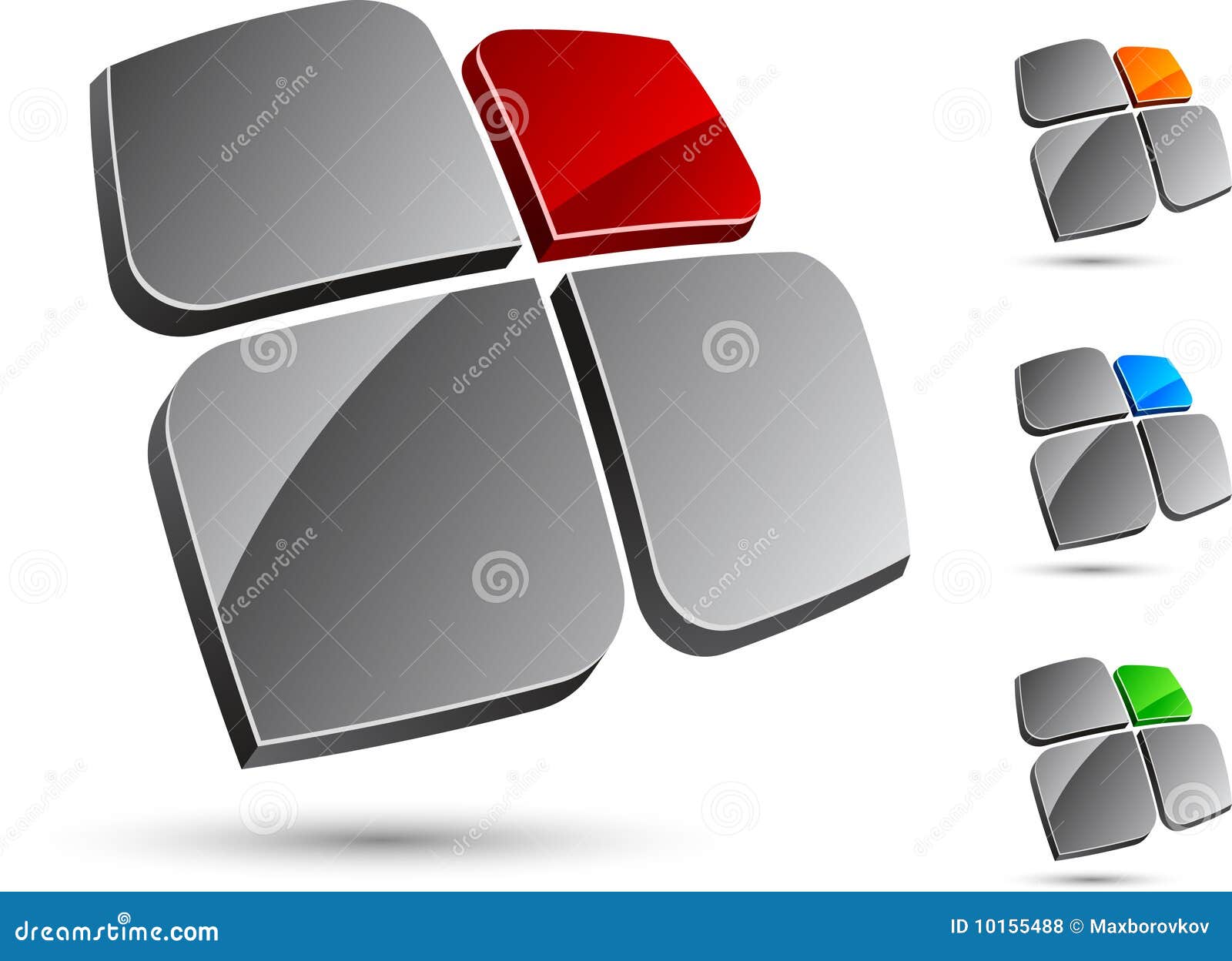 Company symbol. stock vector. Illustration of metallic - 10155488