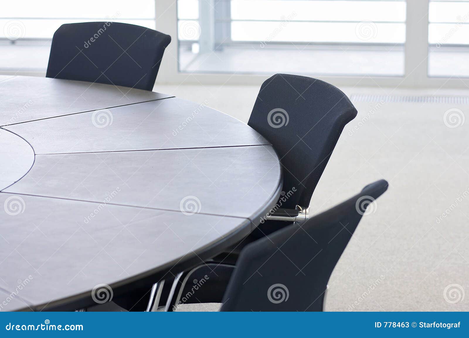 Company at table stock image. Image of employee, round - 778463
