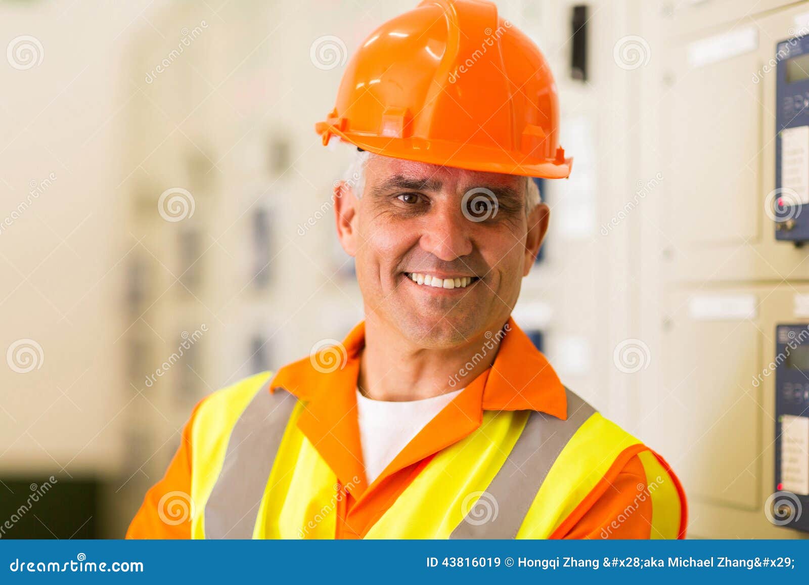 Company technical worker stock image. Image of electric - 43816019