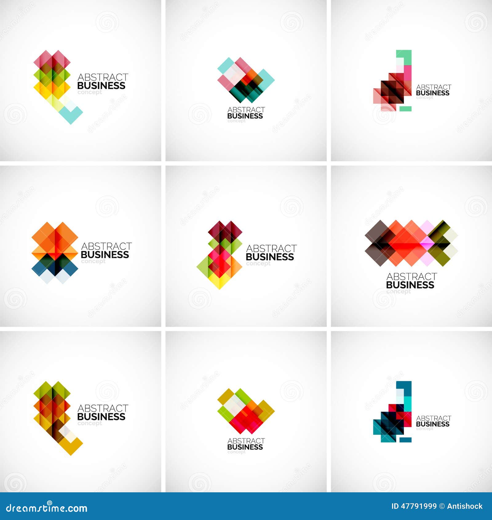 Company Vector Logo Branding Elements Stock Vector - Illustration of ...