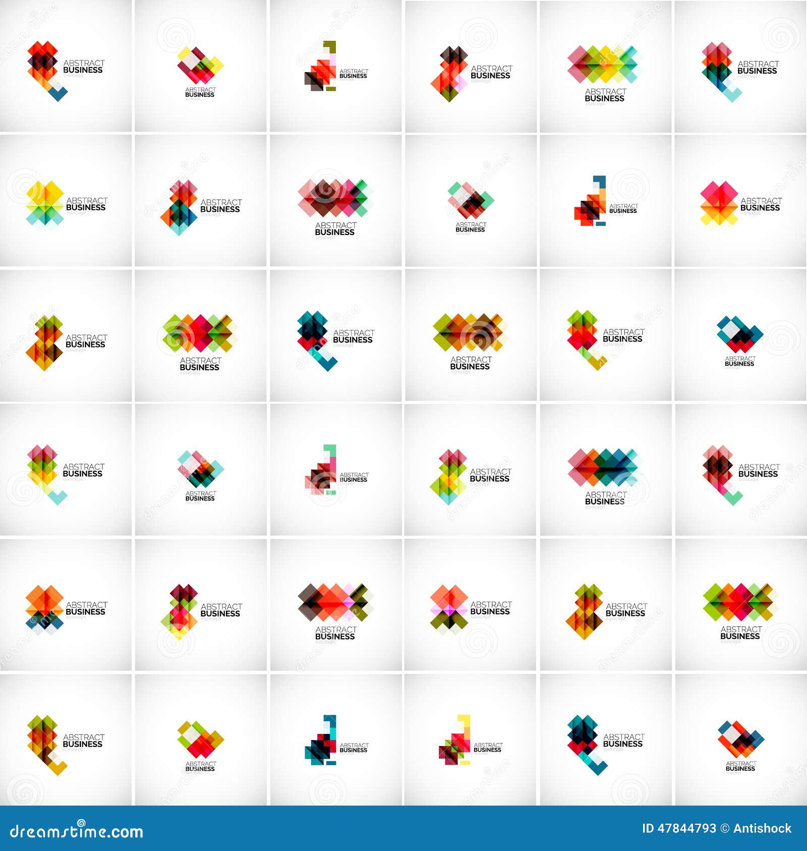 Company Vector Logo Branding Elements Stock Vector - Illustration of ...