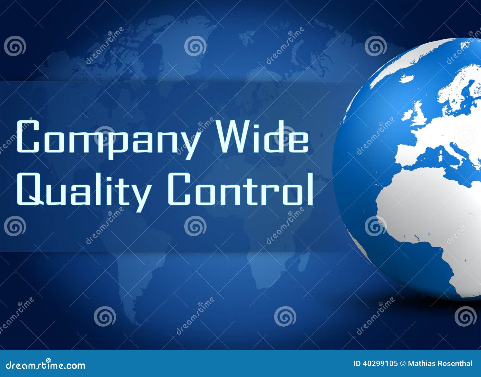 Company Wide Quality Control Stock Illustration - Illustration of ...