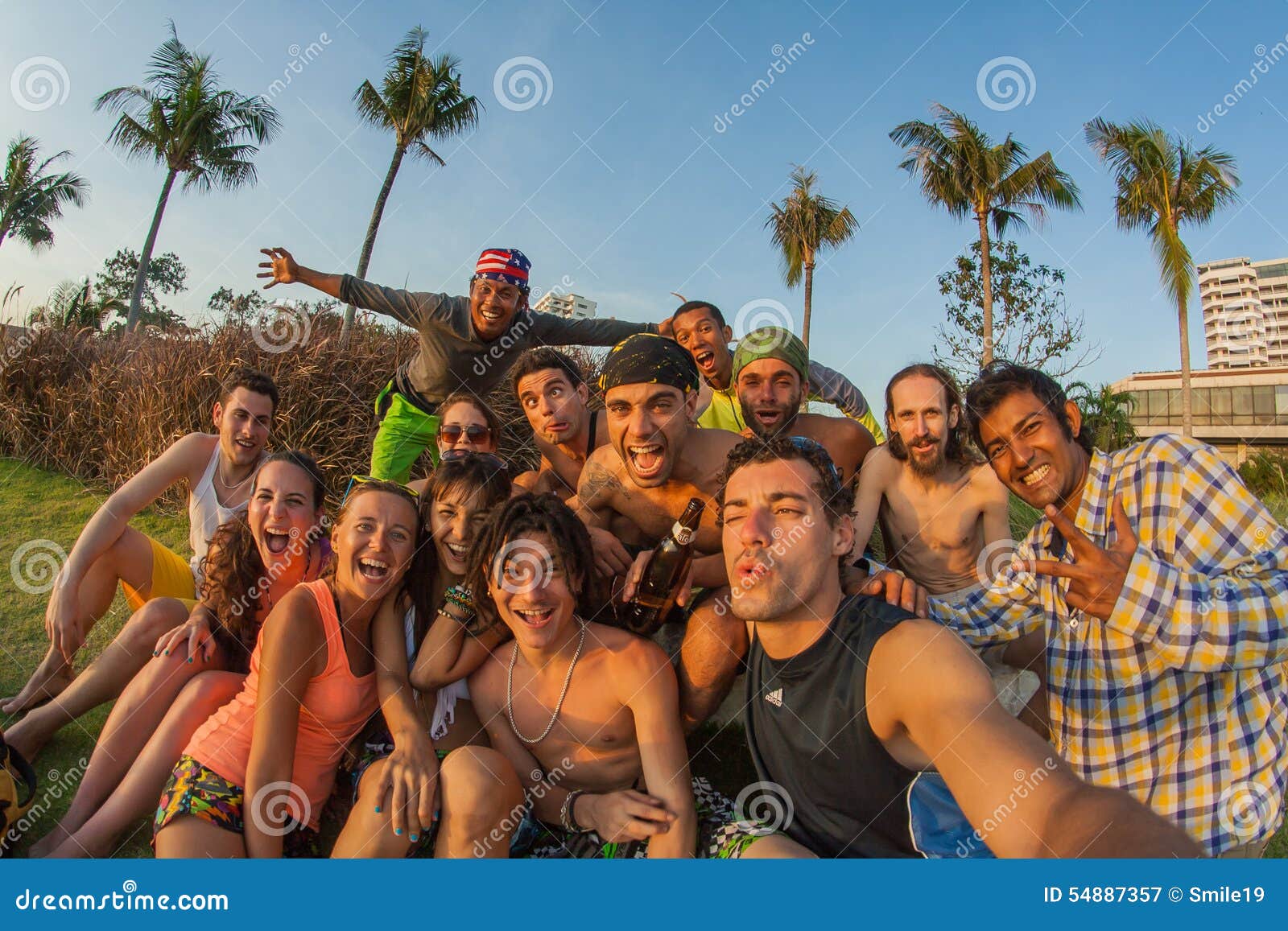 A Company of Young People from Different Countries Editorial ...