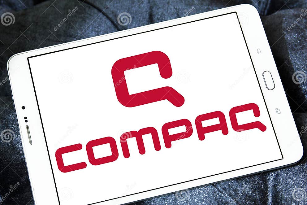 Compaq logo editorial stock image. Image of globalization - 95529744