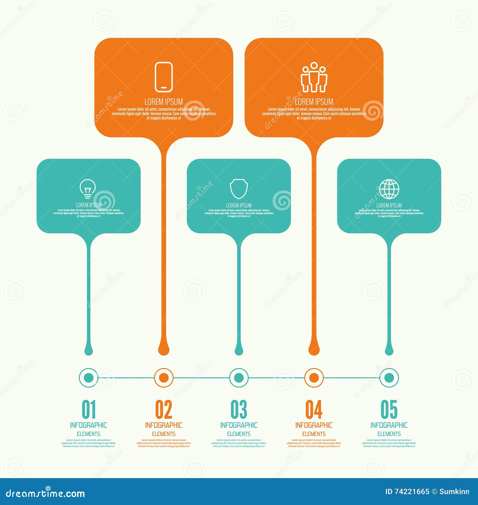 Comparative Chart with Banner Stock Vector - Illustration of ...