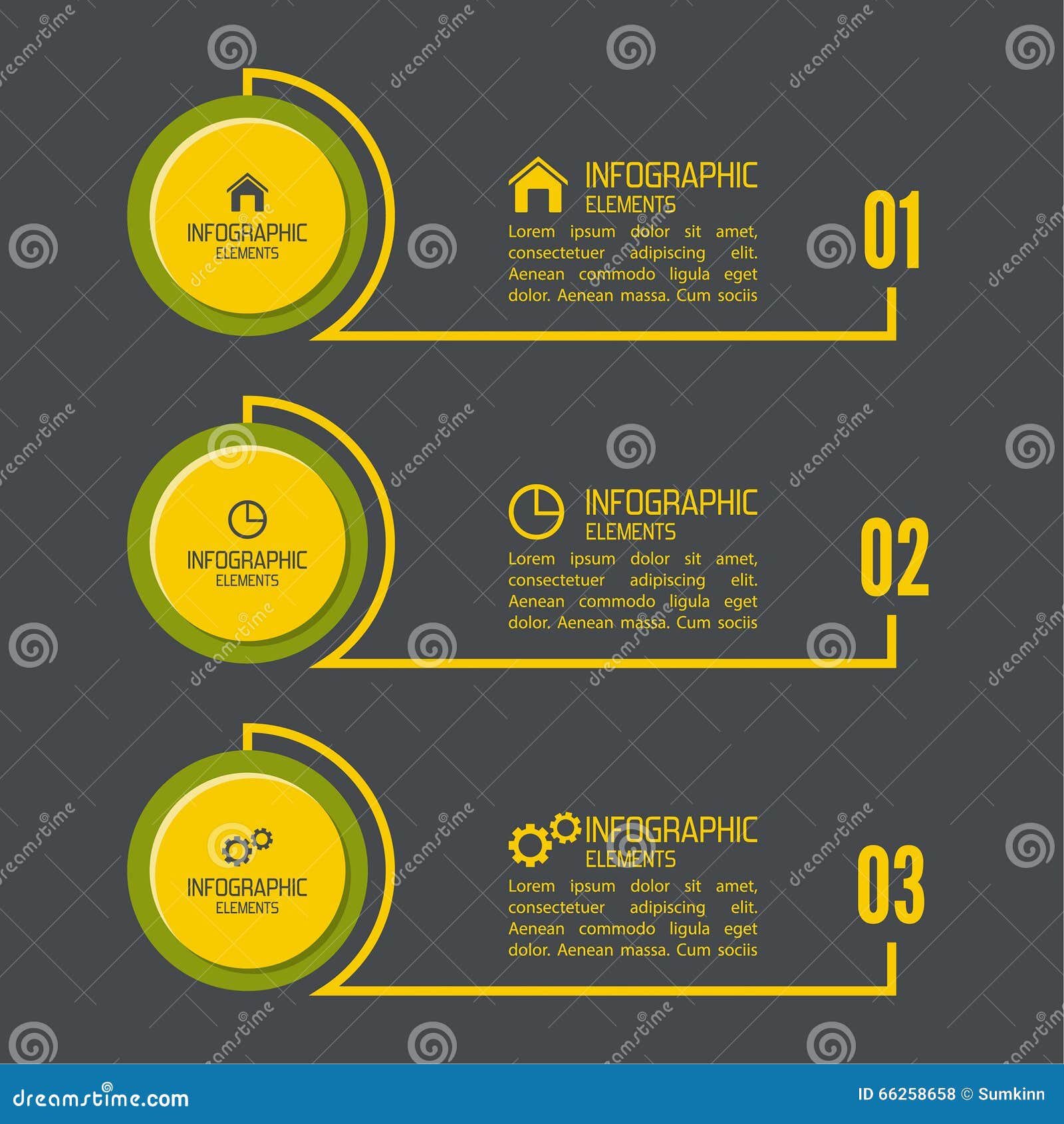 Comparative Chart with Banner Stock Vector - Illustration of option ...