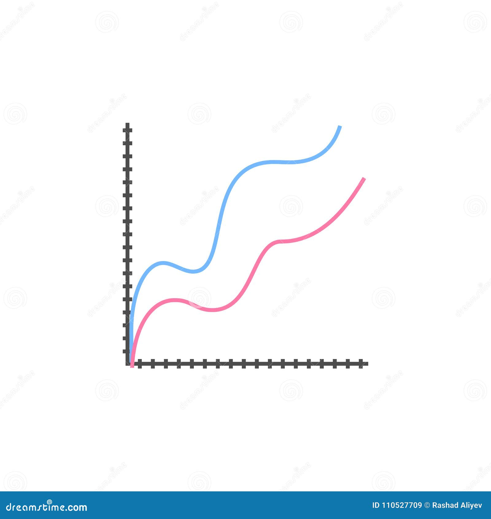 Comparative Chart Icon. Element of Colored Charts and Diagrams for ...