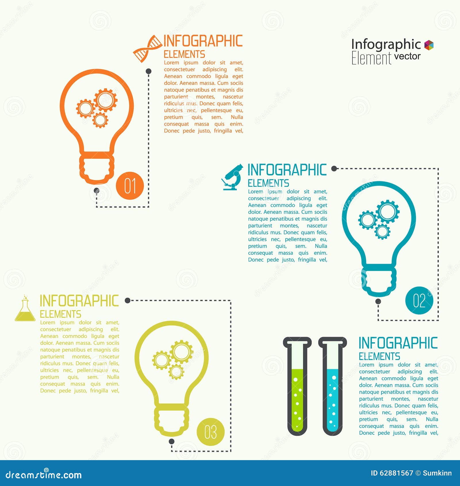 Comparative Chart with Templates for Presentation Stock Vector ...