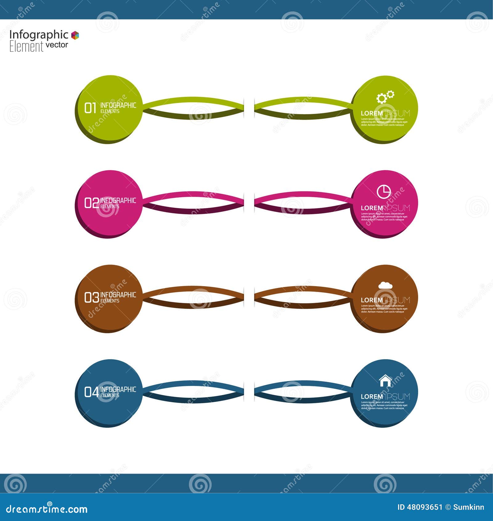Comparative Chart with Templates for Presentation Stock Vector ...
