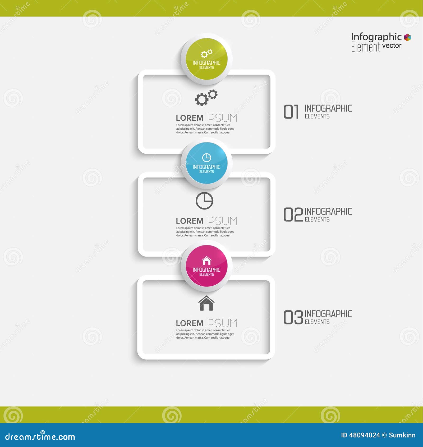 Comparative Chart with Templates for Presentation Stock Vector ...