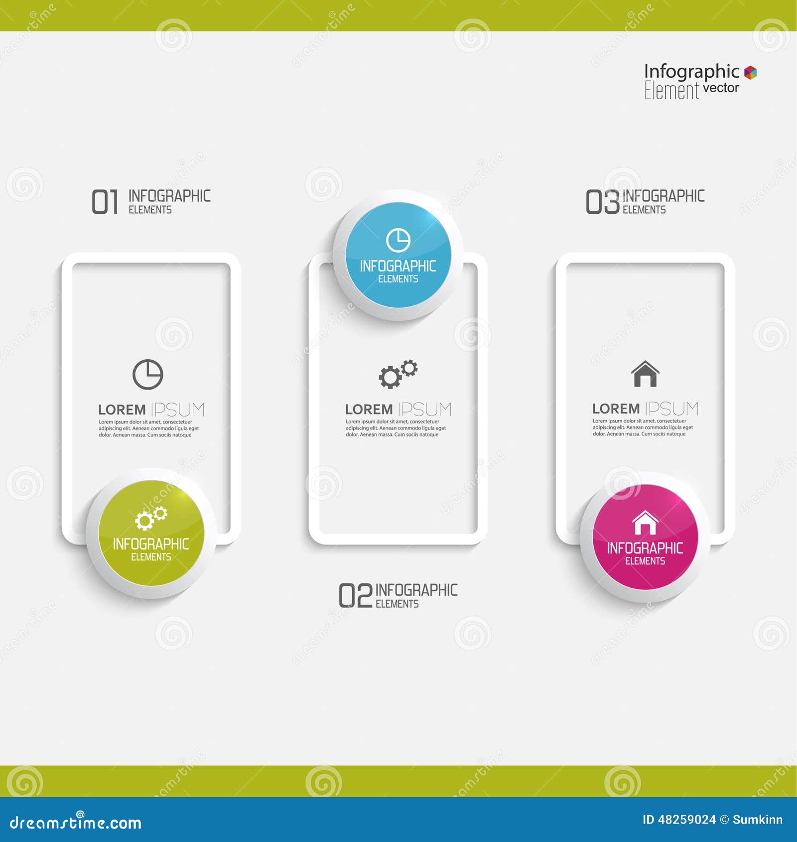 Comparative Chart with Templates for Presentation Stock Vector ...