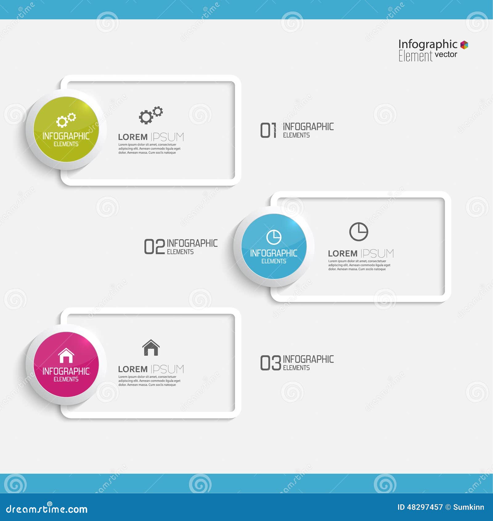Comparative Chart with Templates for Presentation Stock Vector ...