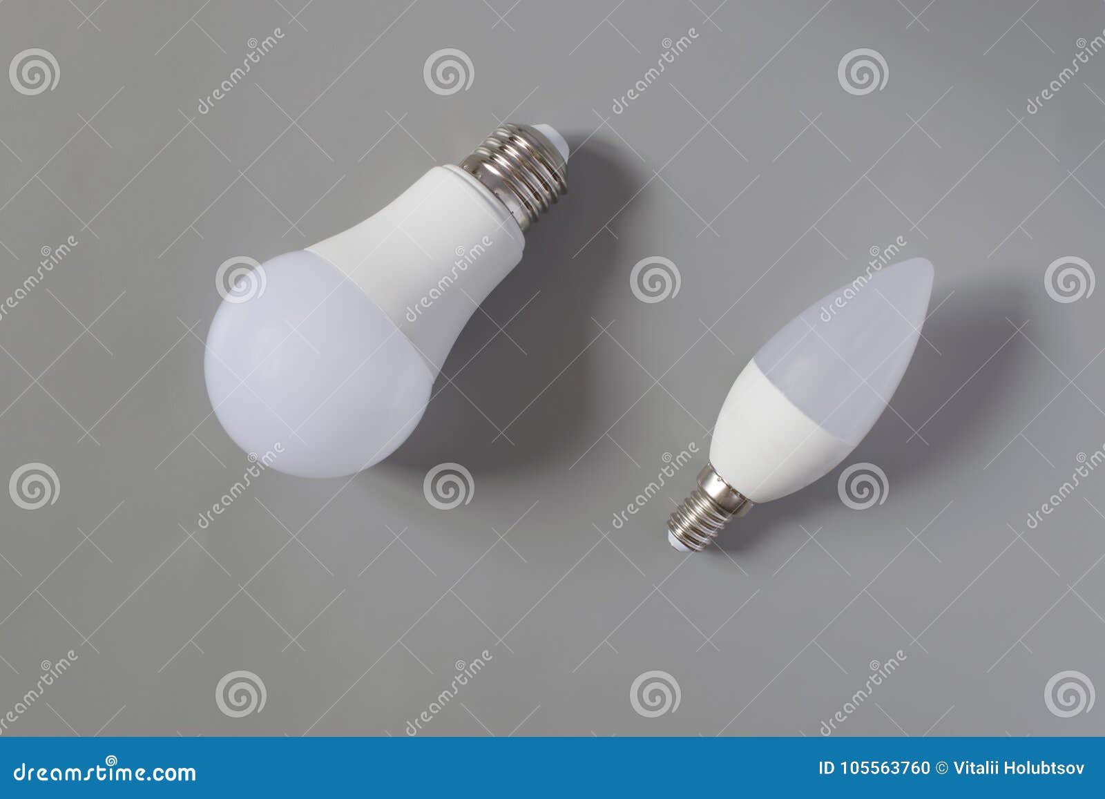 A Comparative Large and Small Light Bulb, Small and Medium Business ...