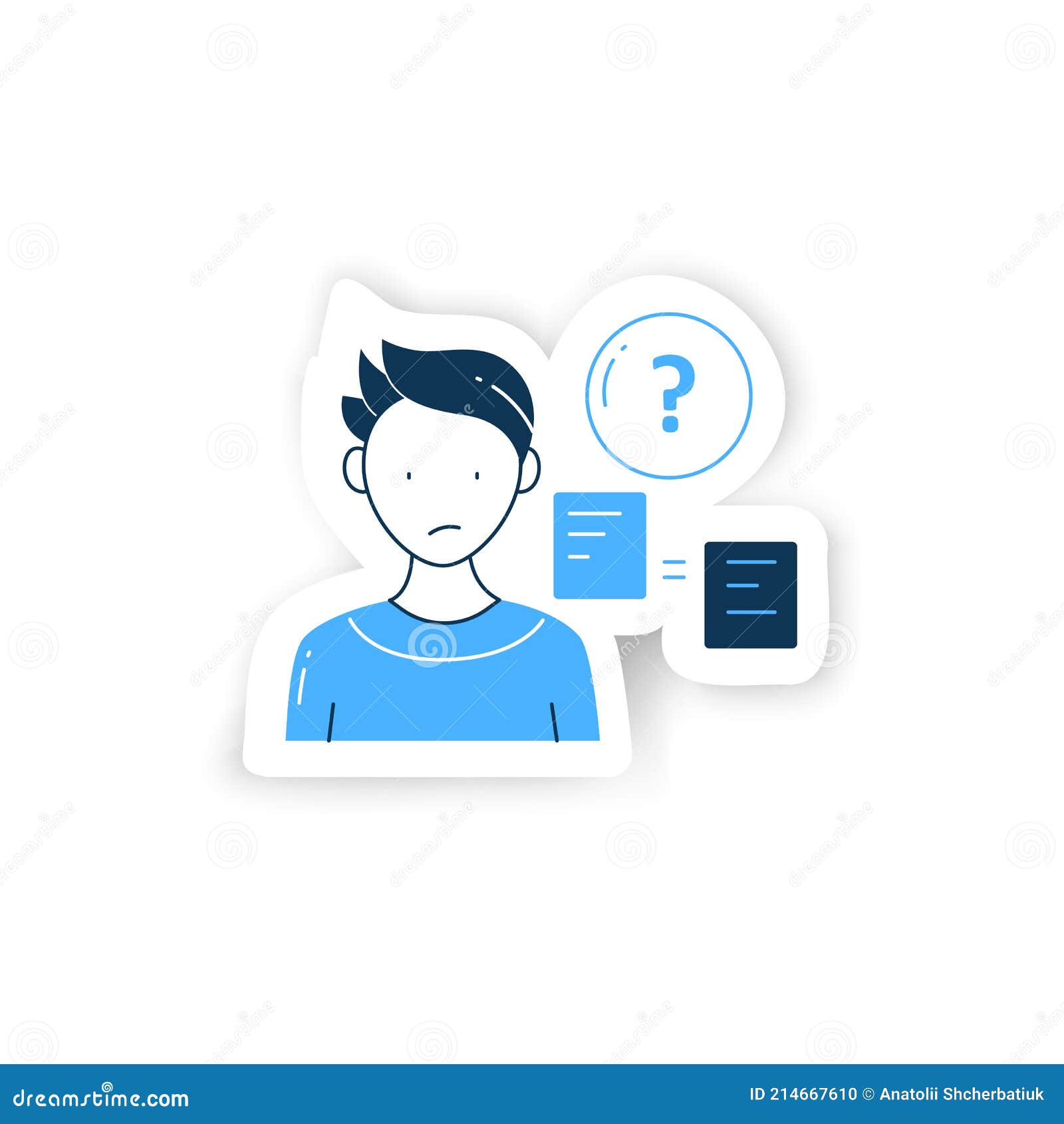 Comparative Research Method Sticker Stock Vector - Illustration of ...