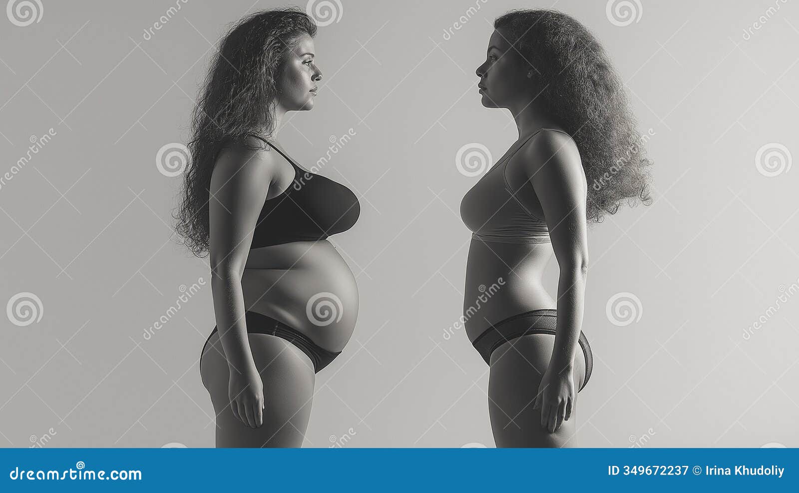 Comparative View of Different Body Stages Stock Illustration - Illustration of emphasizing ...