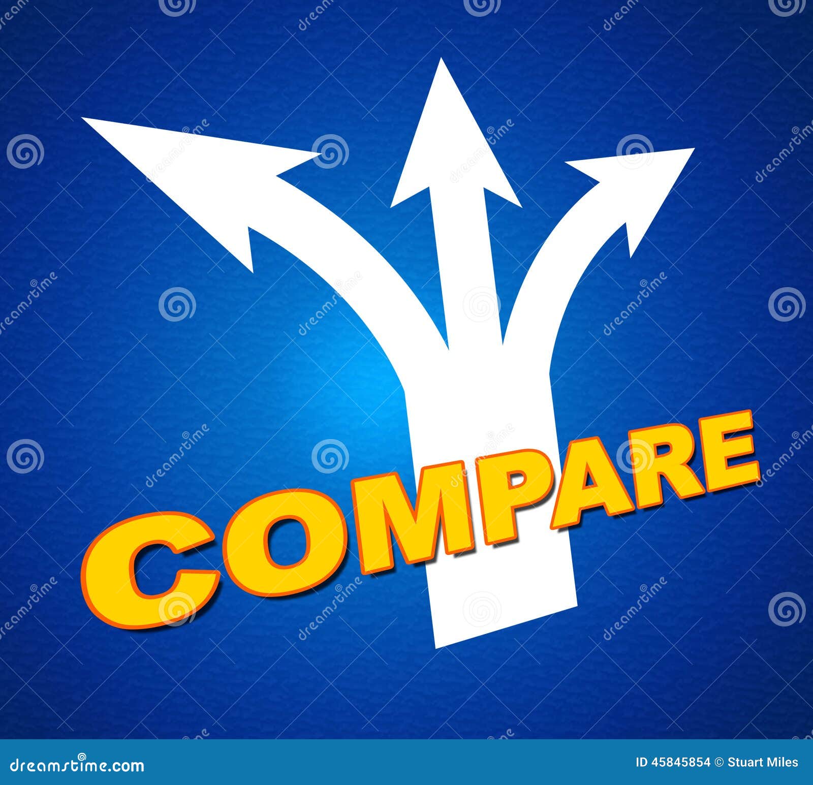Compare Arrows Shows Side by Side and Differentiate Stock Illustration ...